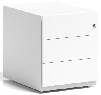 Rollcontainer aus Stahl mit 3 Universal Schubladen| verdeckte ...