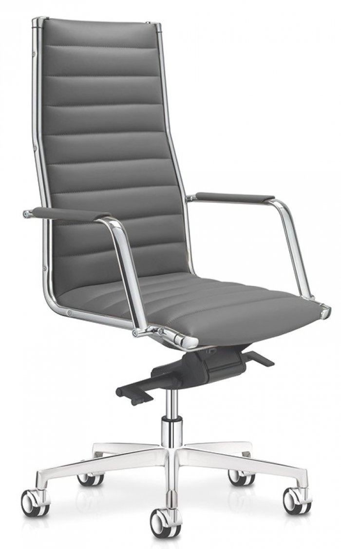 Ledersessel Chefsessel VEGA L | elegantes Gestell und zeitlose ...