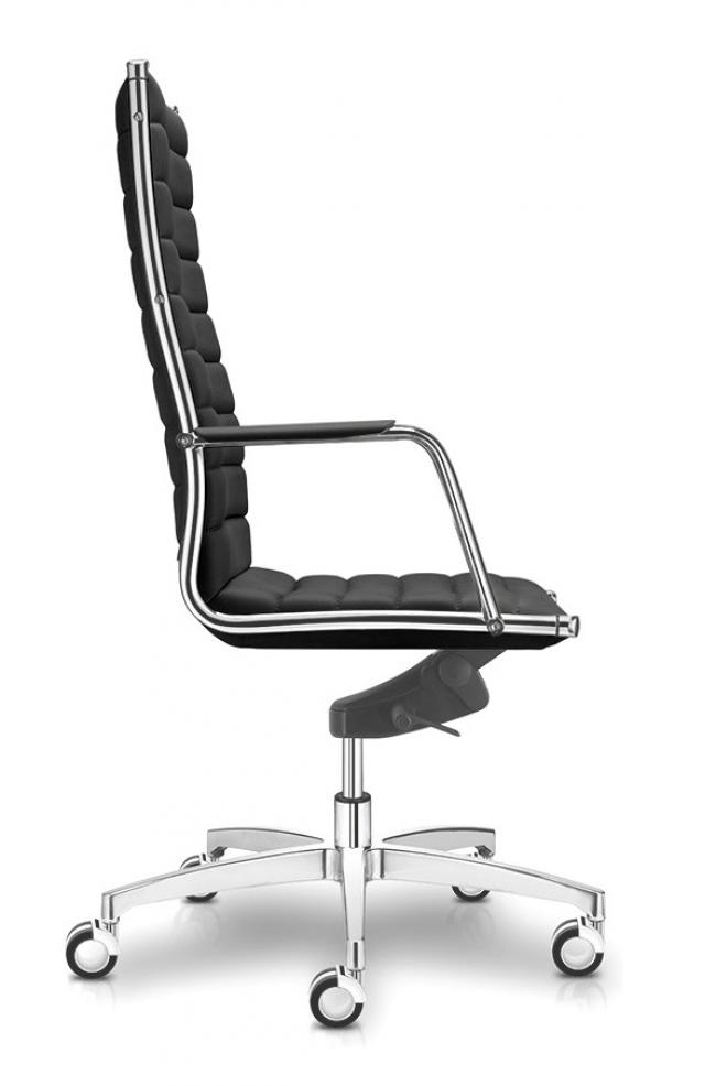 Ledersessel Chefsessel VEGA L | elegantes Gestell und z